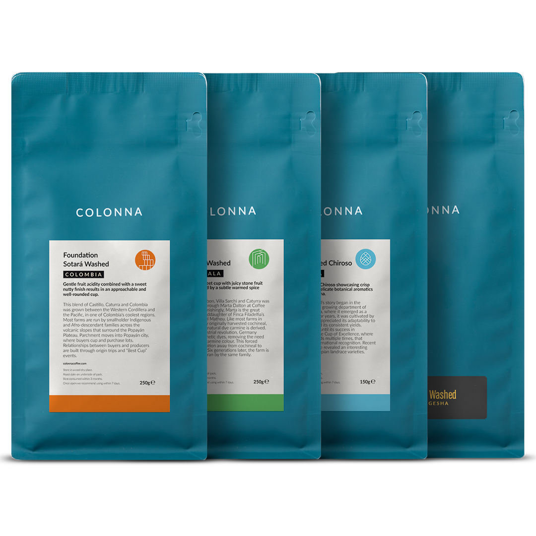 All 3 + Gesha Beans – Colonna