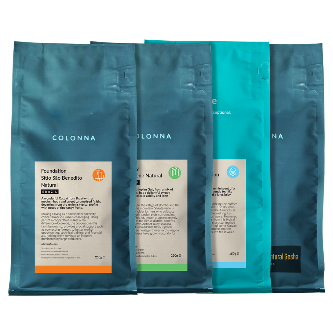 All 3 + Gesha Beans – Colonna