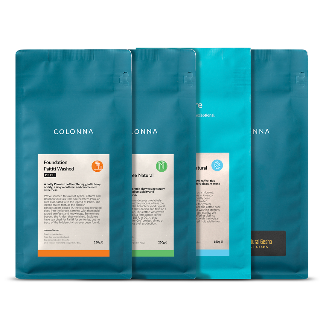 All 3 + Gesha Beans – Colonna