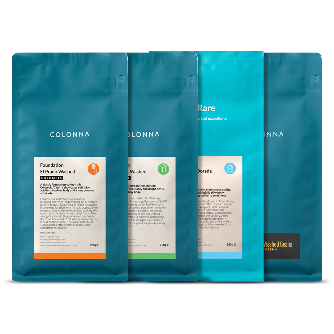 All 3 + Gesha Beans – Colonna